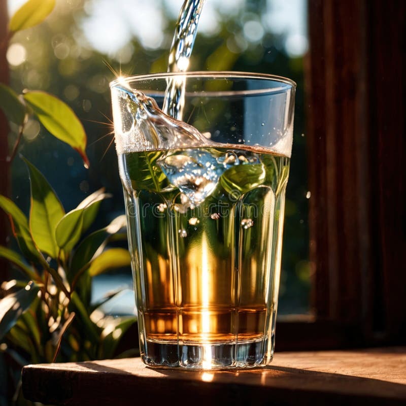 Water Fresh Pure Still Drinking Water, Mineral Aqua from Spring Stock ...