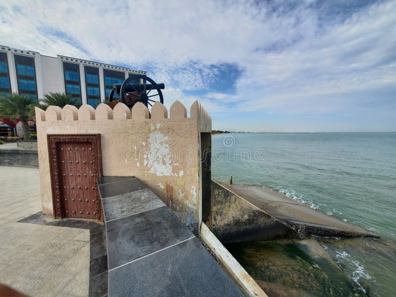 Water Front Sea in Sarooj, Muscat, Oman Stock Photo - Image of tourism ...