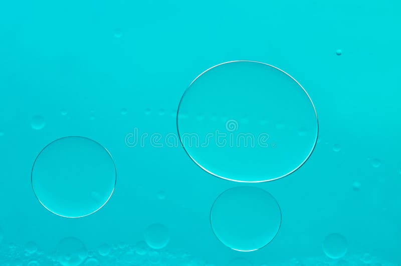 Water in Full-frame Close Up. Gas Bubbles in Turquoise Water Stock ...