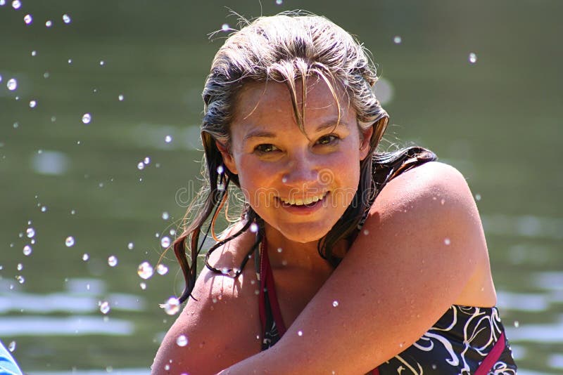 Water Fun stock photo. Image of active, woman, outdoors - 2675146