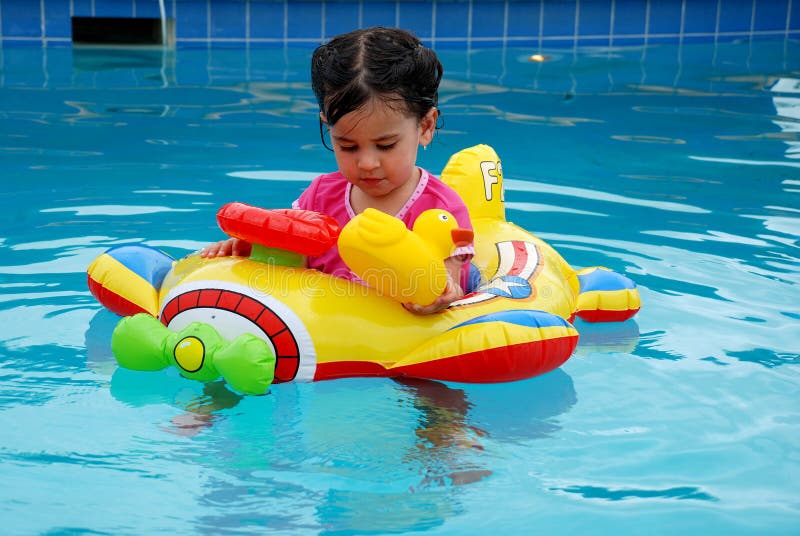 Fun in the water stock photo. Image of water, step, cute - 7260226