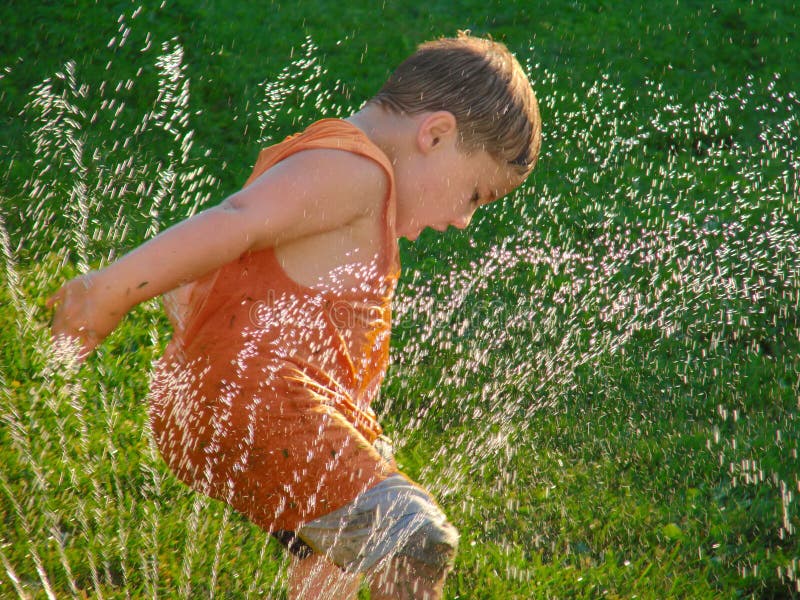 Water Fun stock photo. Image of recreation, squatting, suit - 848600