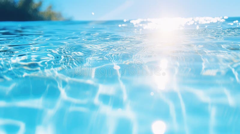 Water fun blue background stock illustration. Illustration of shimmer ...