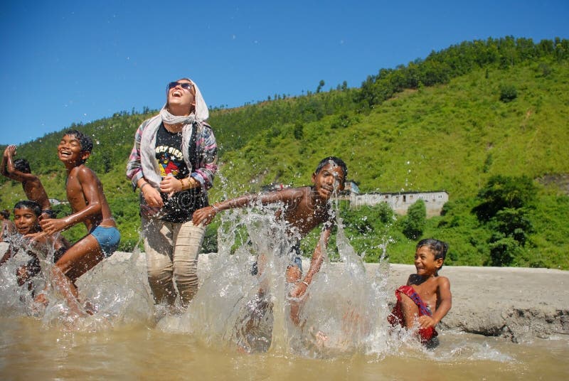 Water fun editorial photo. Image of lake, cool, jump - 59247376