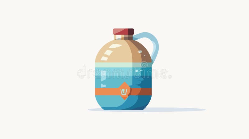Modern Water Gallon Flat Vector Design Template for Professionals Stock ...