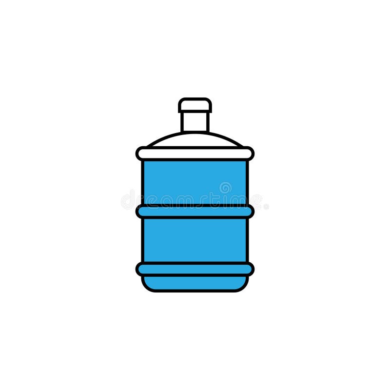 Water Gallon Icon Design Template Vector Isolated Stock Illustration ...
