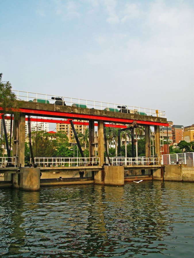 A water gate stock photo. Image of artificial, city, water - 11466754