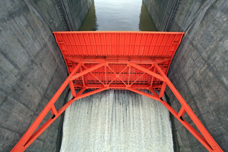 Water gate stock image. Image of cruise, flow, power - 21070743