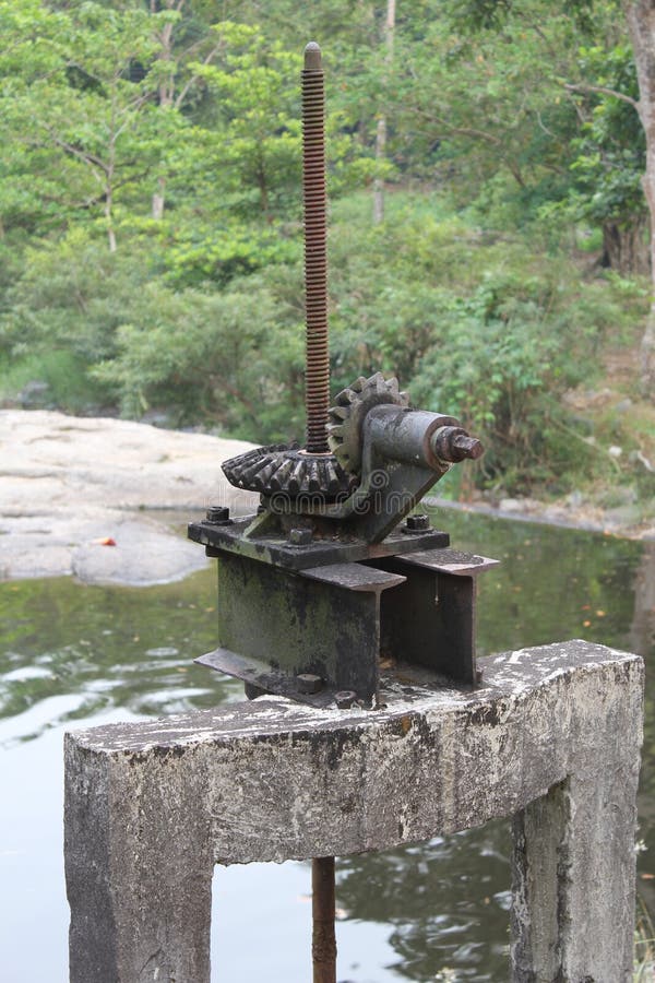 Water gate stock image. Image of dynamics, structure - 38951705