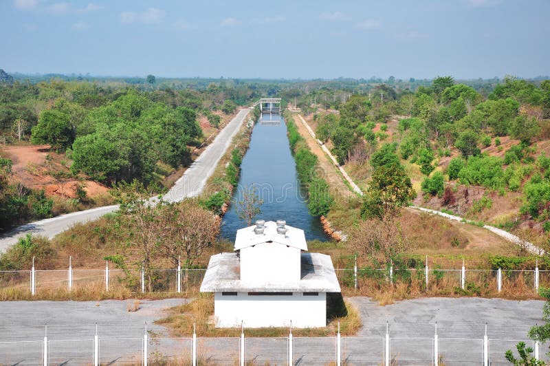 Water gate stock image. Image of landscape, control, agriculture - 65157477