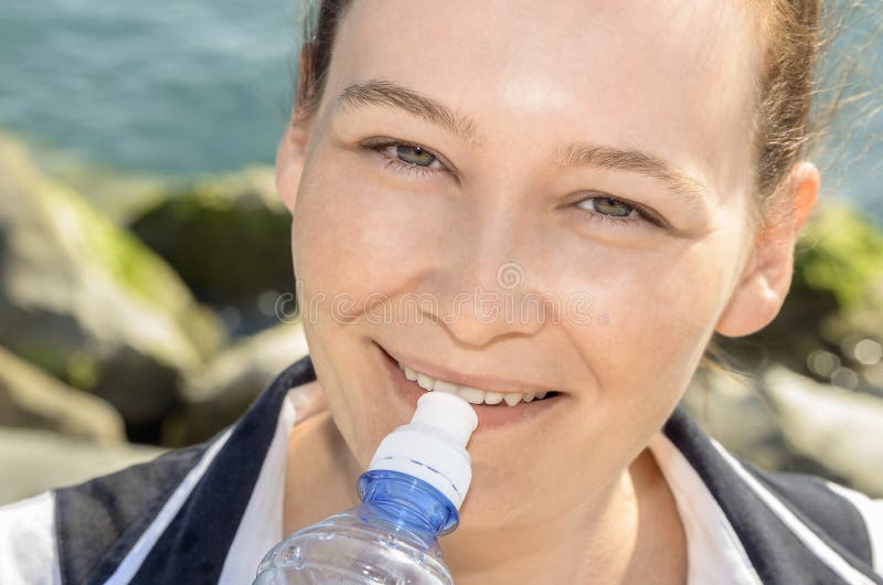 Water girl stock photo. Image of build, fitness, femininity - 48910714