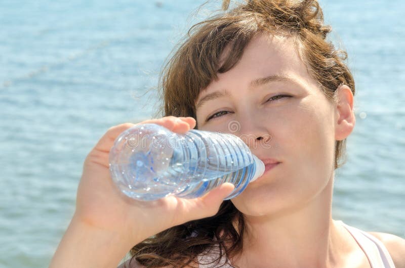 Water girl stock photo. Image of build, lifestyle, eating - 57077084