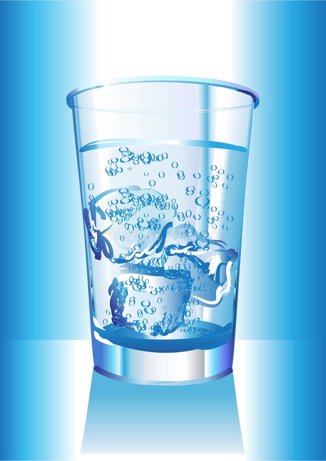 Glass of water stock illustration. Illustration of creative - 33269607