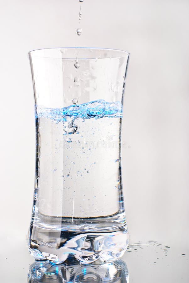 Water glass stock image. Image of surface, healthy, bubbles - 14066517