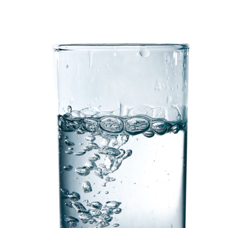 Glass of Water stock image. Image of water, drink, isolation - 12836927