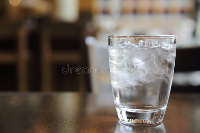 Water glass in restaurant stock photo. Image of fresh - 108858916