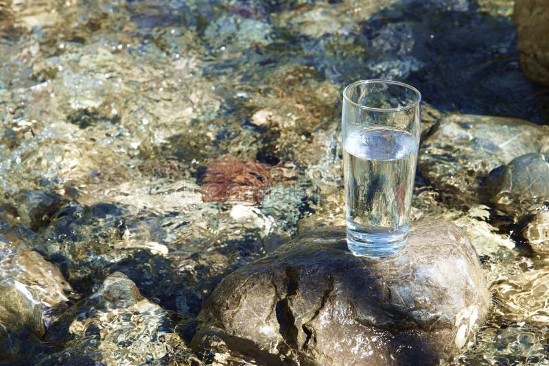 Water Glass stock photo. Image of clear, creek, mountain - 47249494