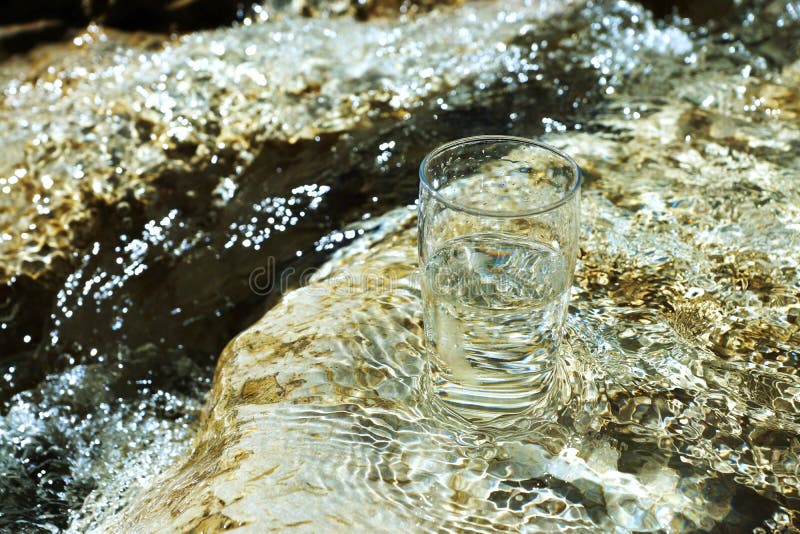 Water Glass stock image. Image of bottled, refreshing - 47249723