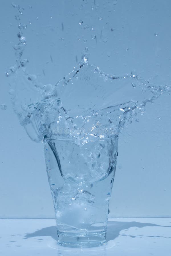 Water Glass, Splashing Water, Freshness Stock Photo - Image of ...