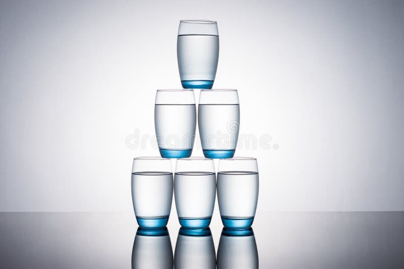 Water glasses stock image. Image of clear, health, splash - 46146465
