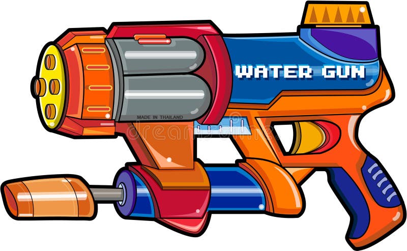 Water gun stock illustration. Illustration of pistol - 26318436
