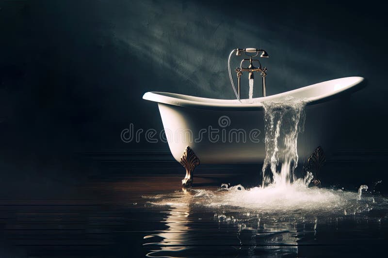 Drop Water Overflowing Stock Illustrations – 444 Drop Water Overflowing ...