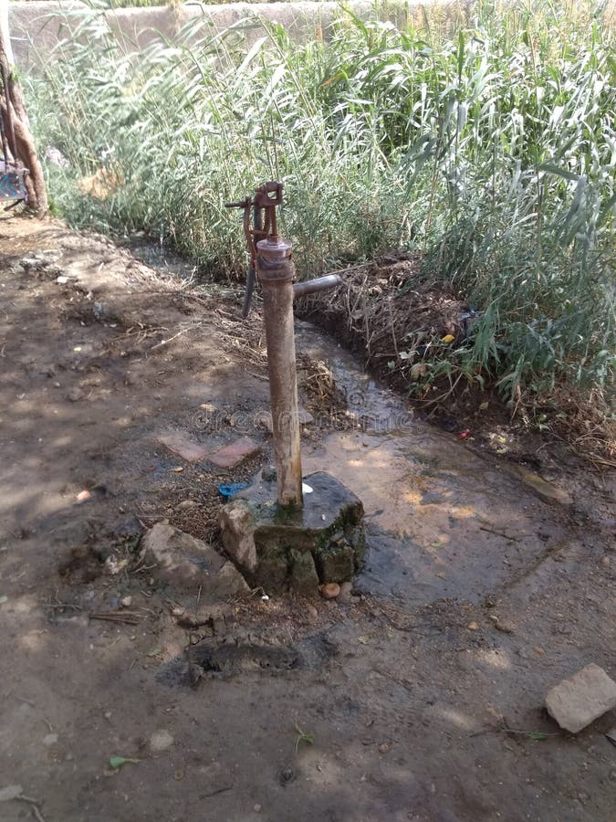 A water hand pump stock image. Image of pump, water - 121861341