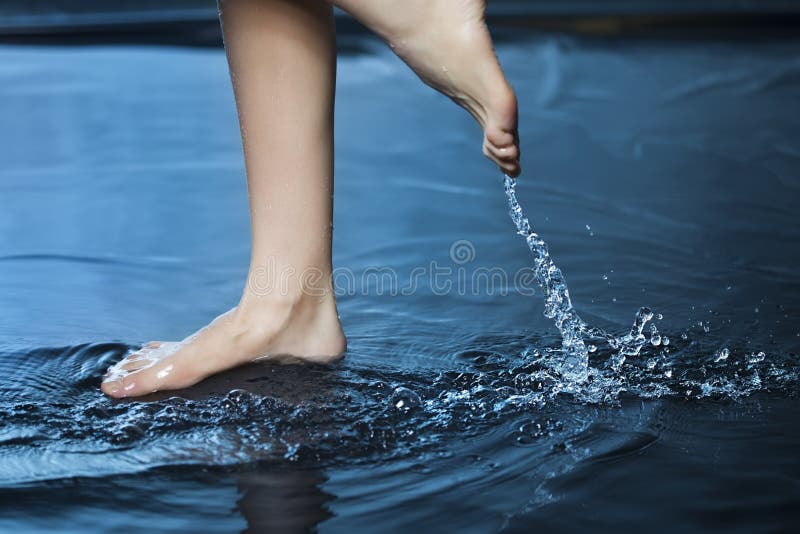 Water in hand stock photo. Image of human, blue, skincare - 63119994