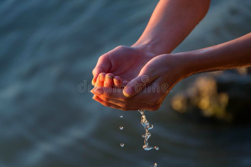 Human Hands Splashing Pure Water River Stock Photos - Free & Royalty ...