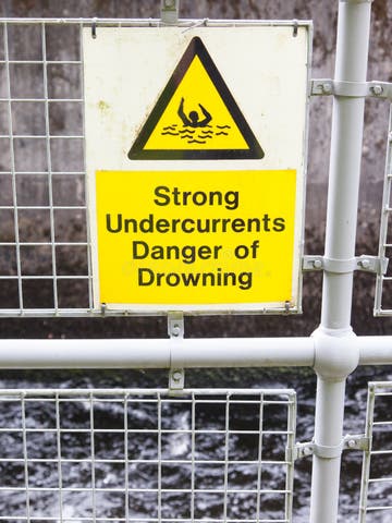 370 Water Safety Hazard Signs Stock Photos - Free & Royalty-Free Stock ...