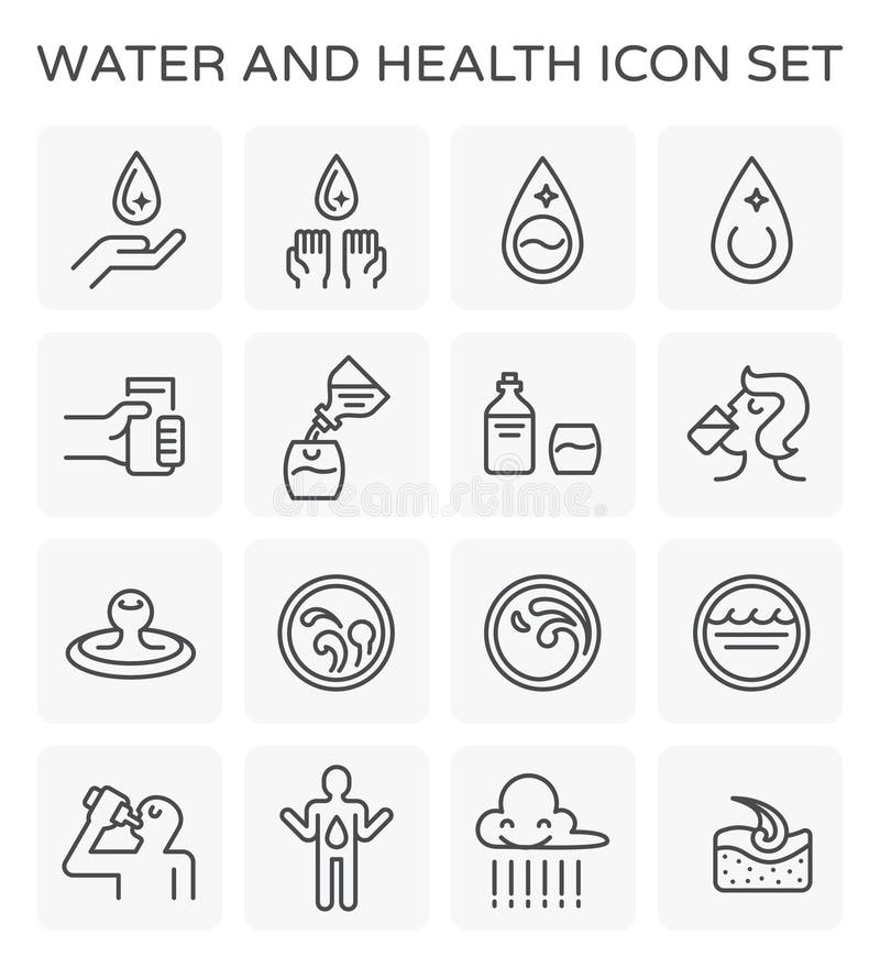 Water health icon stock vector. Illustration of concept - 168377452