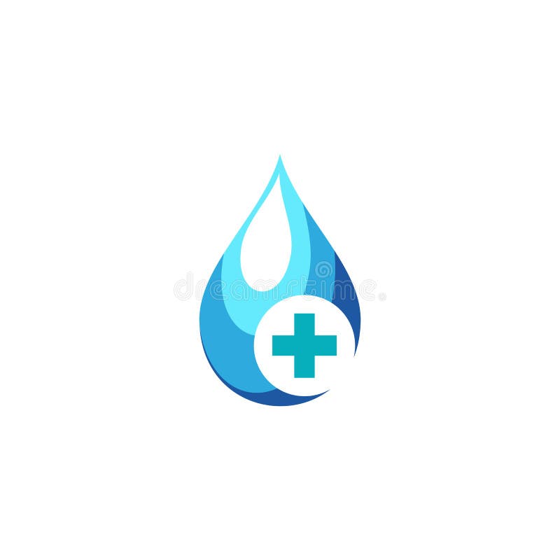 Water health logo icon stock illustration. Illustration of design ...
