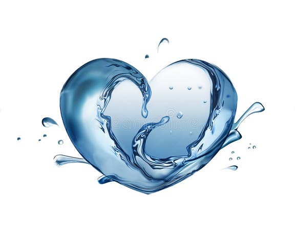 Water Drop Ripple Background Heart Stock Illustrations – 295 Water Drop ...