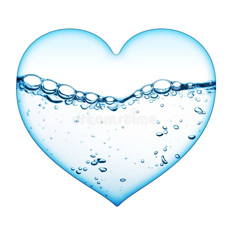 Water heart stock image. Image of concept, abstract, loving - 28755279