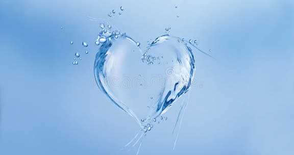 Water Heart stock photo. Image of water, love, conceptual - 7834488
