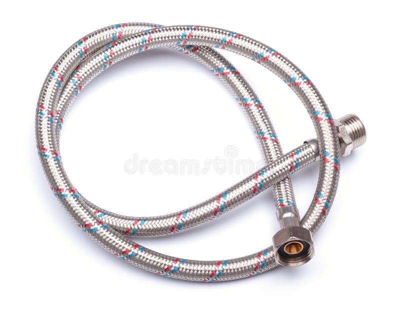Water Hose Isolated on White Background Stock Photo - Image of white ...