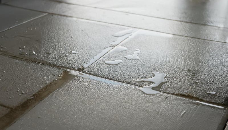 Water on House Floor Surface Stock Illustration - Illustration of ...