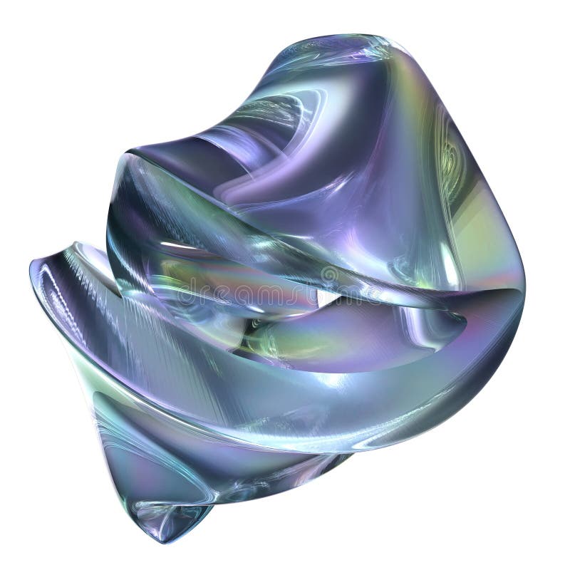 Water, Ice, Crystal Objects Mysterious Fresh Isolated Elegant Modern 3D ...