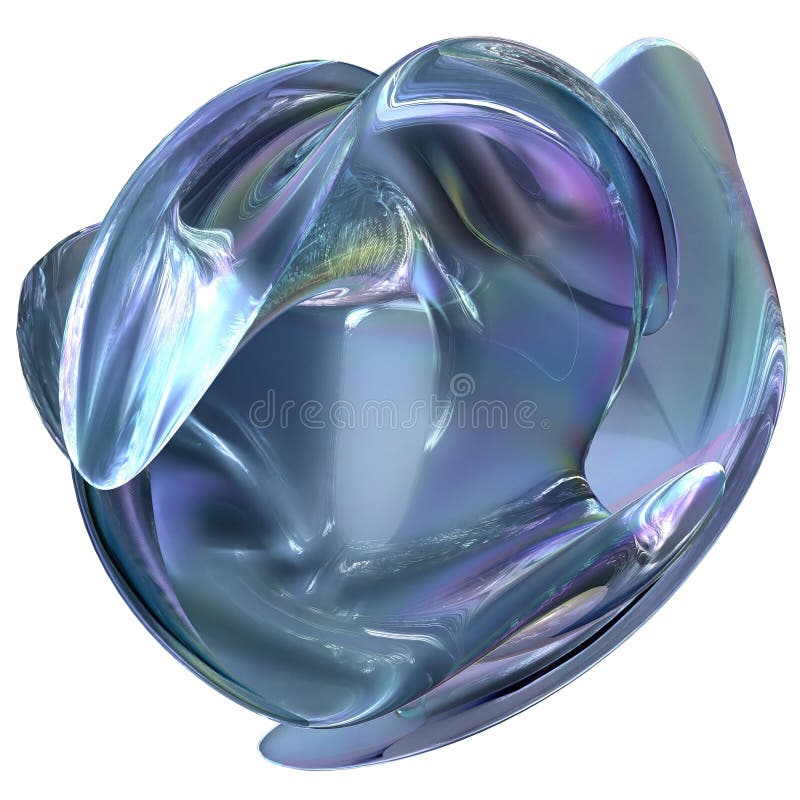 Water, Ice, Crystal Objects Transparent Cool Isolated Elegant Modern 3D ...