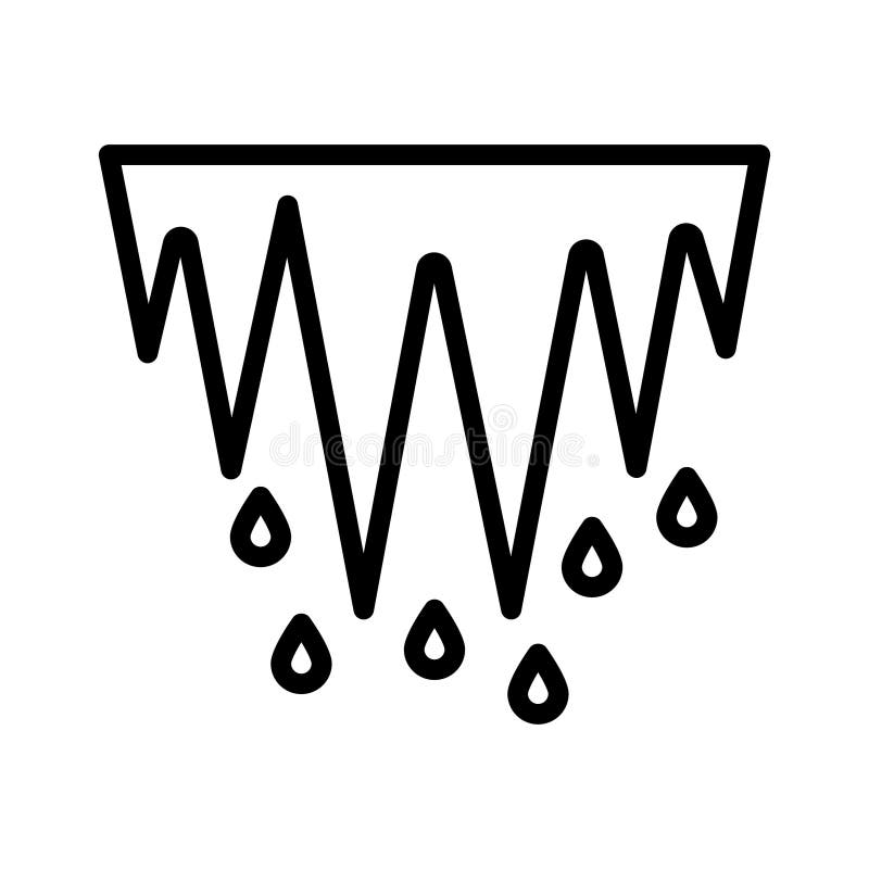 Water, Ice, Drops, Weather Fully Editable Vector Icon Stock Vector ...