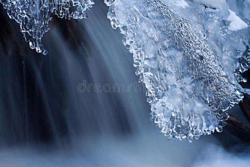 Water and ice stock photo. Image of cool, mountain, scenic - 85973638