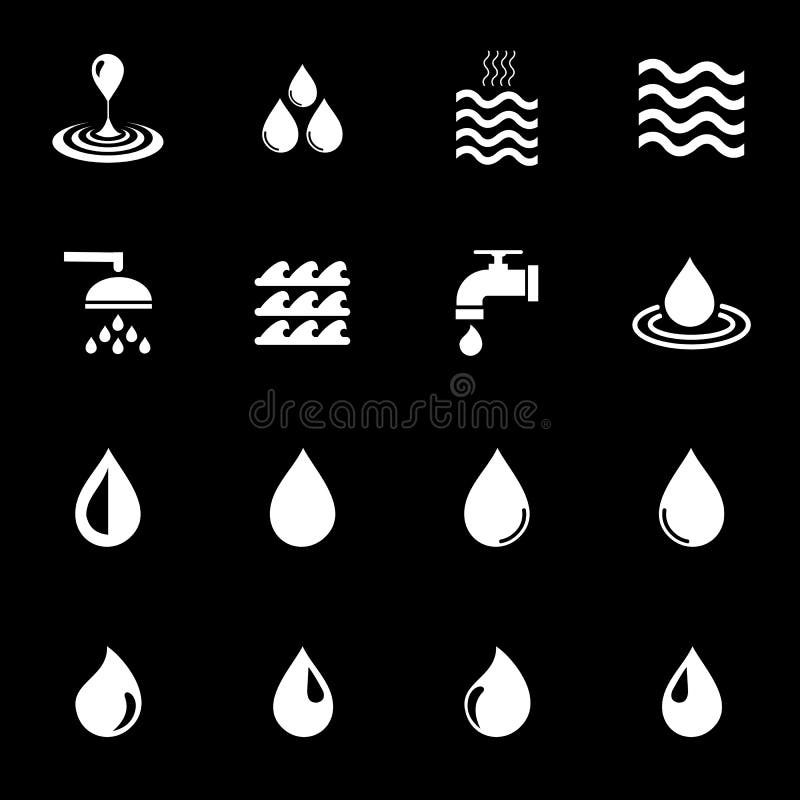Water Icon, Nature Water Icon Vector Design Symbol Stock Vector ...