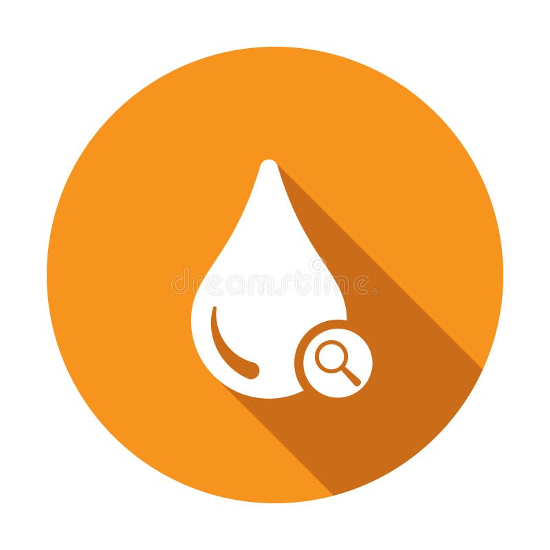 Water Icon with Research Sign. Water Icon and Explore, Find, Inspect ...