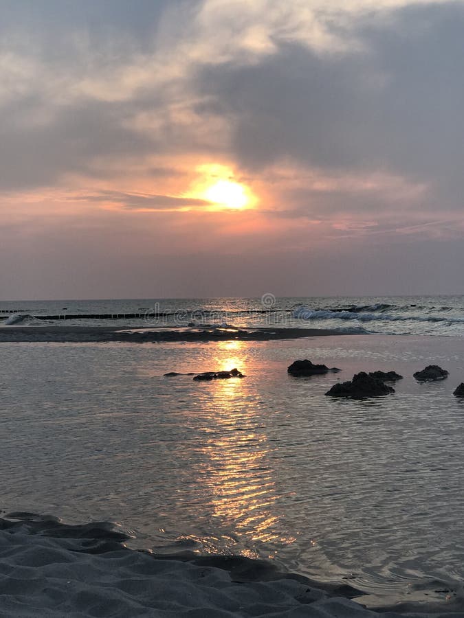 The water impressions stock photo. Image of clouds, coastline - 144692748
