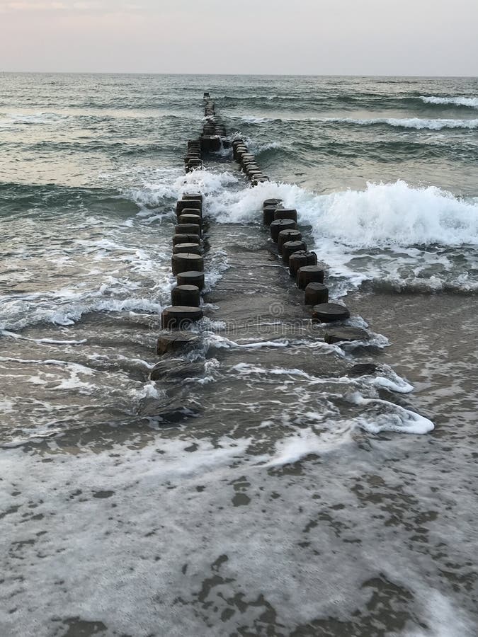 The water impressions stock photo. Image of coast, weststrand - 144693478