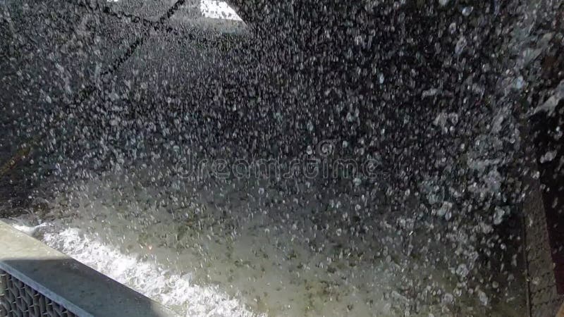 Water from Industrial Hvac Cooling Tower Stock Footage - Video of water ...