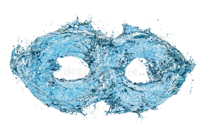 Water Infinity Head Logo Icon Design Stock Vector - Illustration of ...