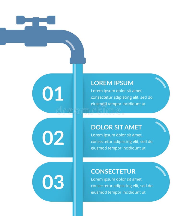 Water Infographics stock vector. Illustration of infochart - 261097798