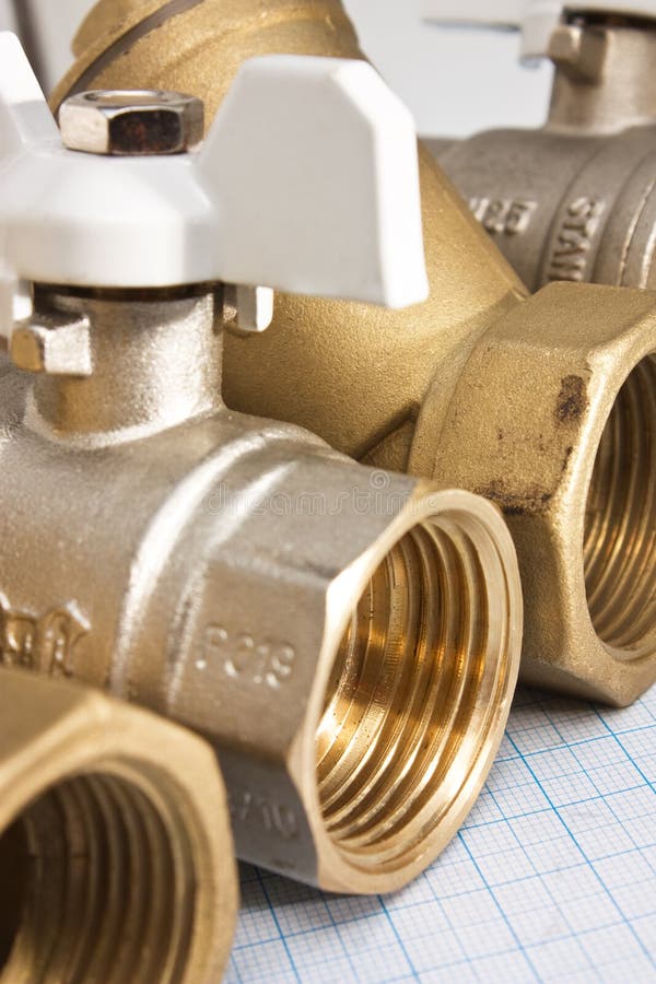 Water inlet valve stock image. Image of connection, improvement - 17723395