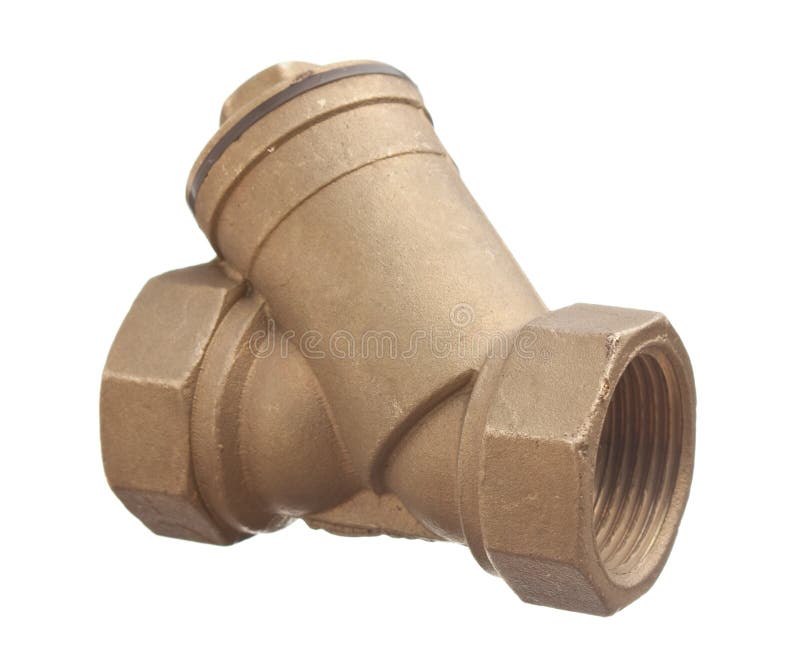 Water inlet valve stock image. Image of pipe, nickel - 52789259